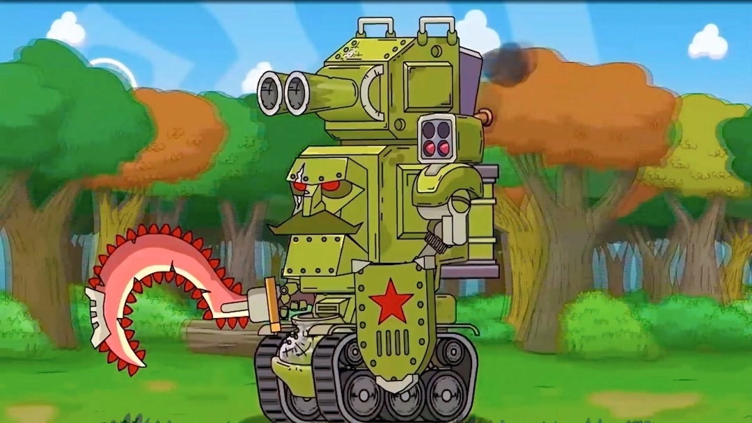 经典坦克动画:神钩机器人坦克,坦克中的王牌杀手!