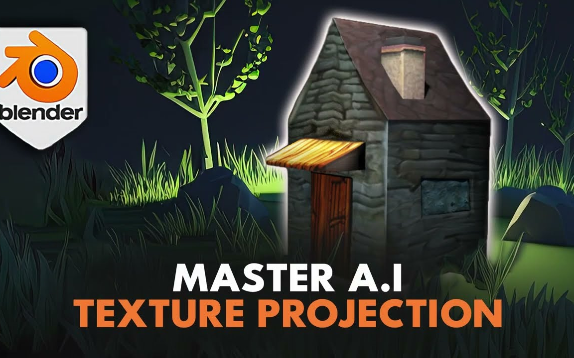 Blender中的AI纹理