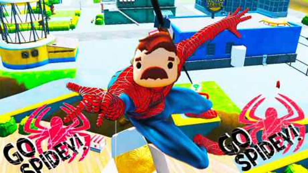 快递员模拟器:小雨变身蜘蛛侠 高空滑索送快递!