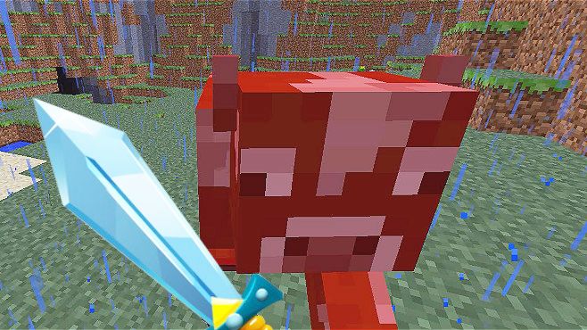 我的世界荒野贝爷生存36:铜金大宝剑勇士斩杀母牛后悔一生