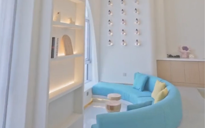 美容院装修设计 实际落地效果你们喜欢吗