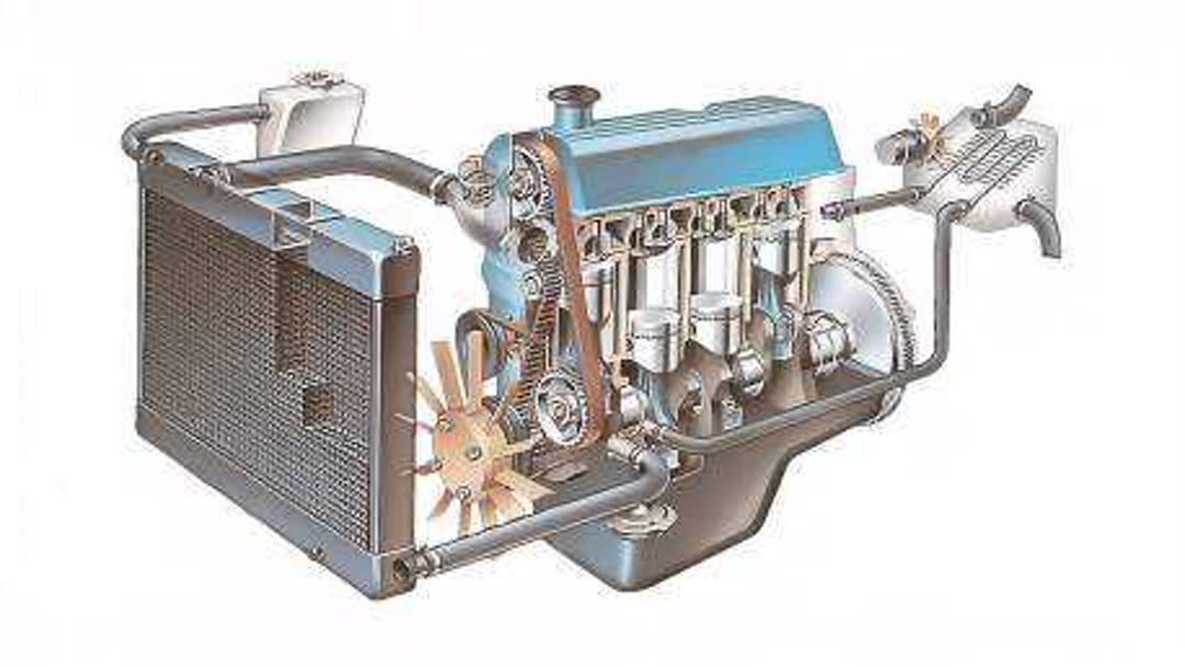 硅油风扇离合器结构和工作原理，热敏双金属片，发动机散热风扇