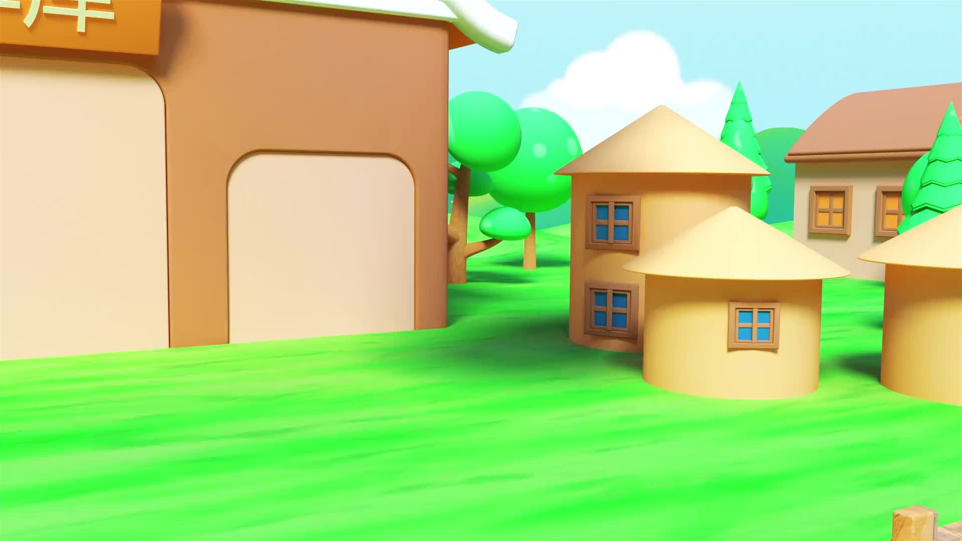 儿童动画:组装耕种机,去耕种水稻吧