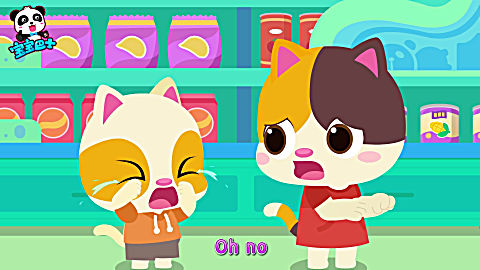 《宝宝巴士儿童安全》走丢了怎么办 姐弟俩在超市跟妈妈走散了 防走...