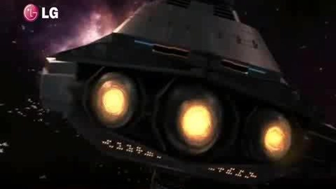 惊艳!不闪式3D宇宙飞船_高清