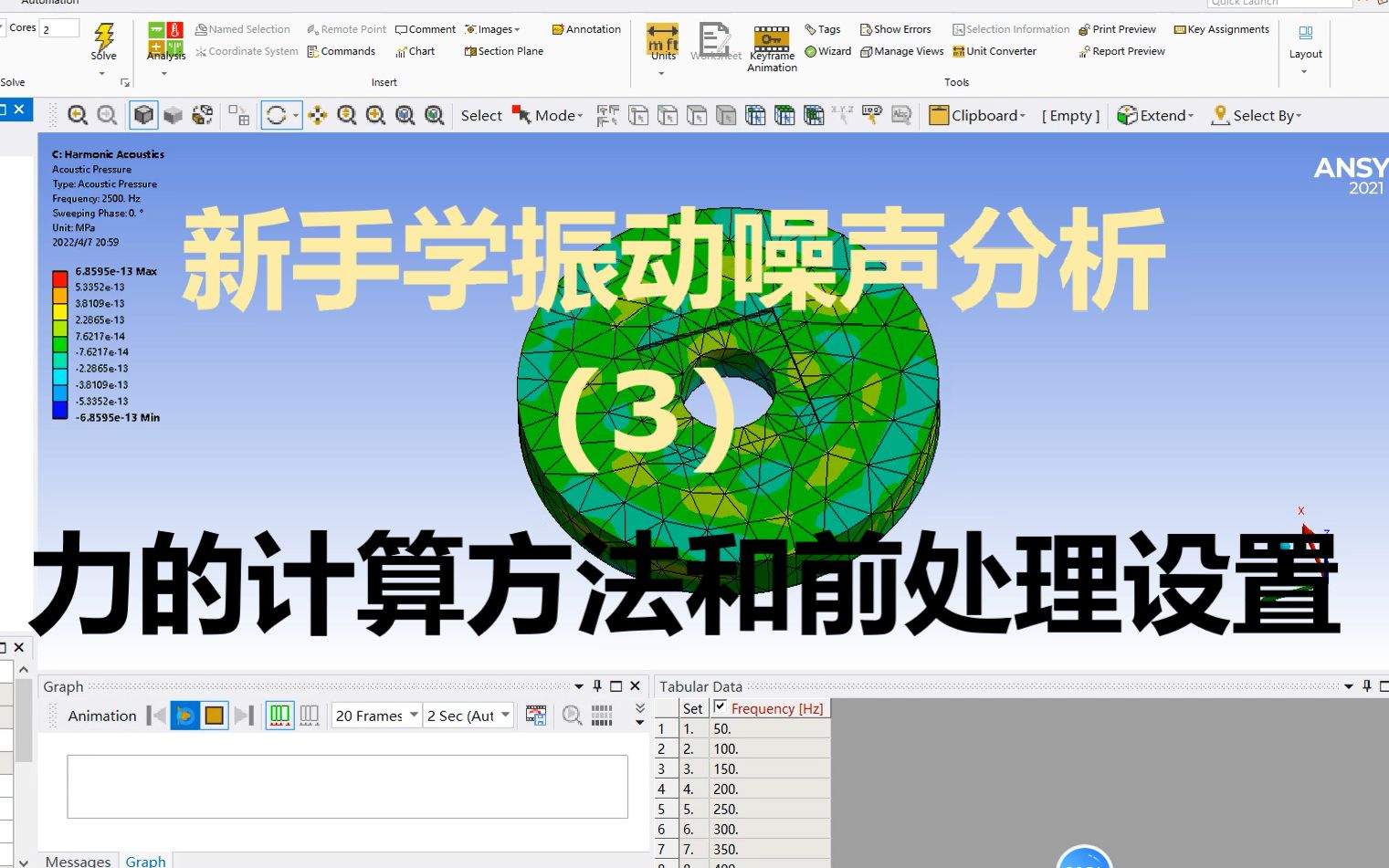 新手学振动噪声分析(3)力的计算方法和前处理设置