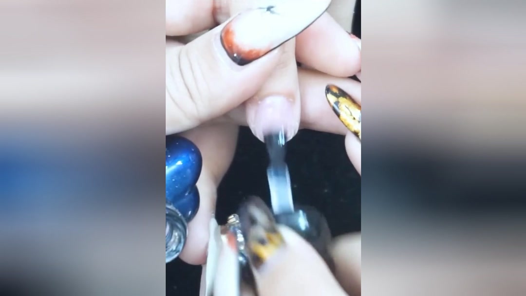 美甲教程更新:无指拖延长甲,双击关注学习更多#美甲 #阿星老师DBS