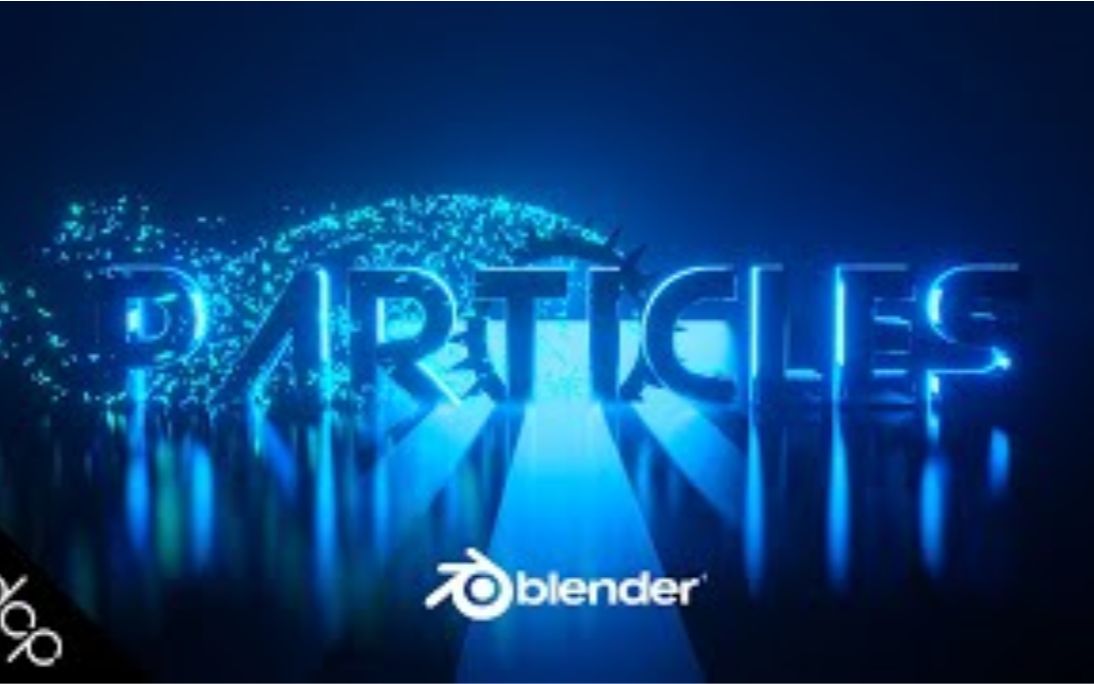 3D文本和粒子简介动画Blender 2.8教程 【双语机翻】
