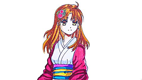 神笔简笔画 二次元社小姐姐, 儿童绘画早教场景教程大全