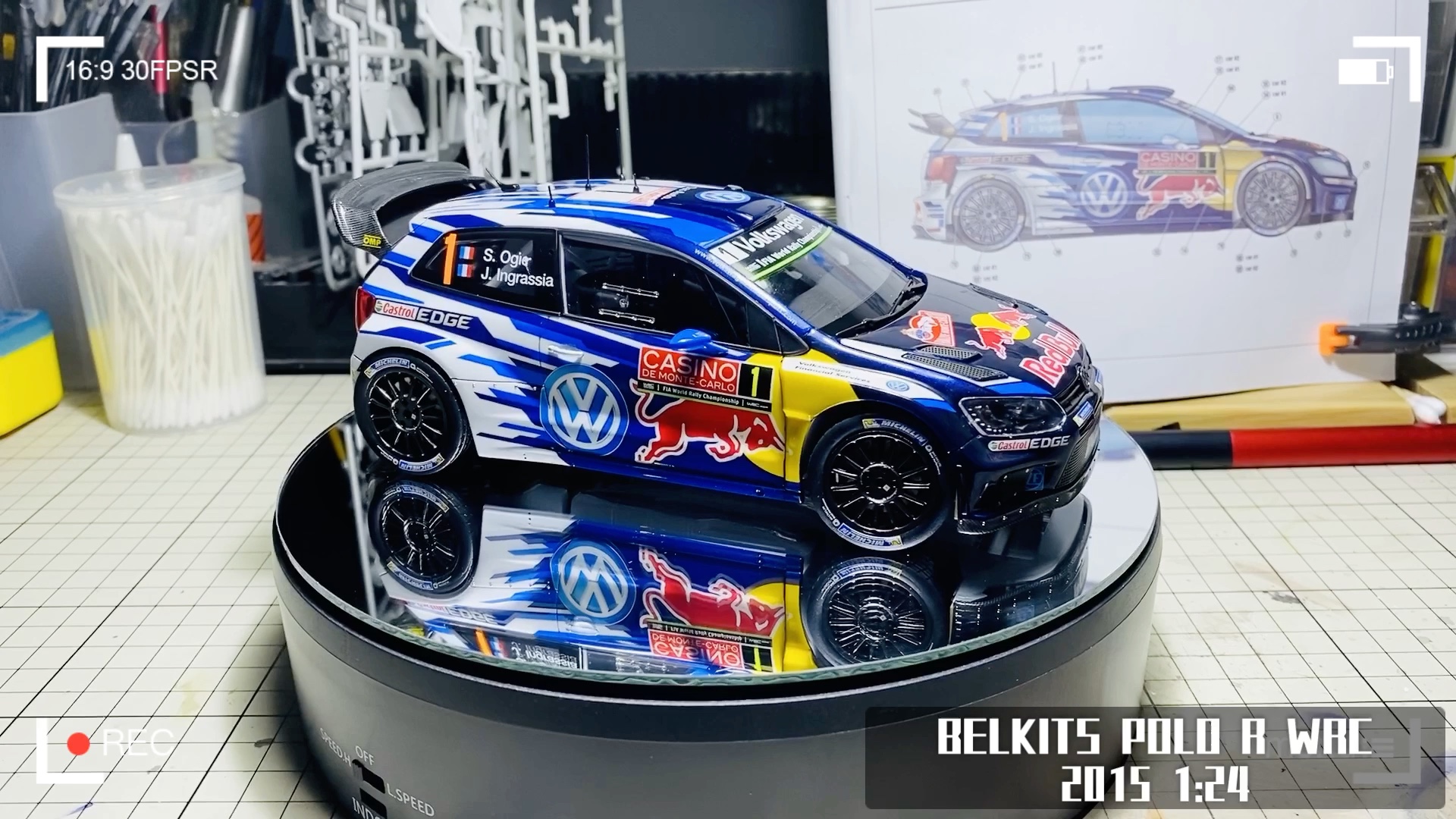 BELKITS 拉力赛车 POLO R WRC 2015 1:24