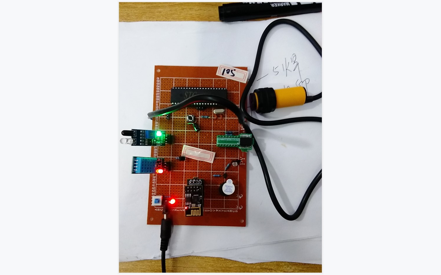 基于51-STC12C5A60S2单片机的智能台灯设计坐姿检测设计+wifi上传...