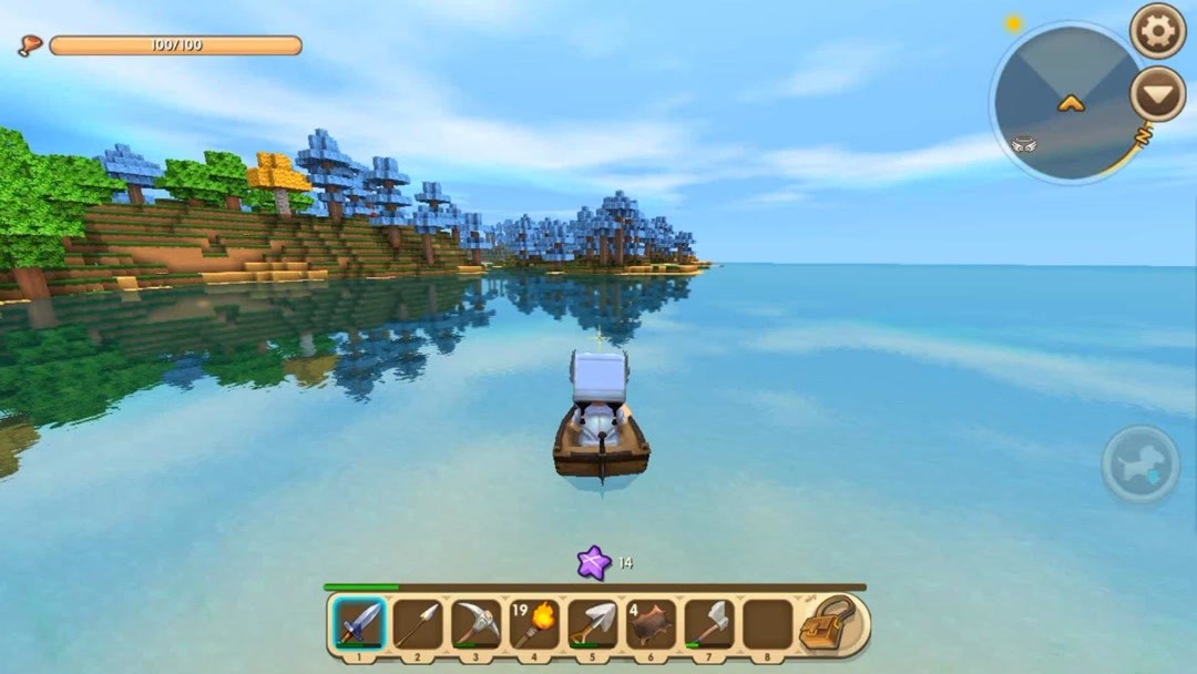 【熊蜂】迷你世界37雪枫树林