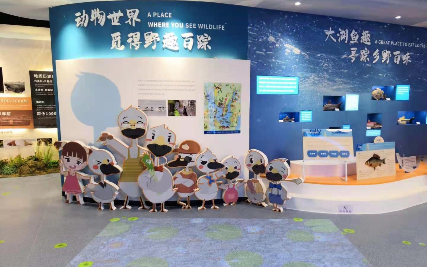 ...保护湿地!让我们正拥有的这个世界变得更加美好!湿地公园展厅设计