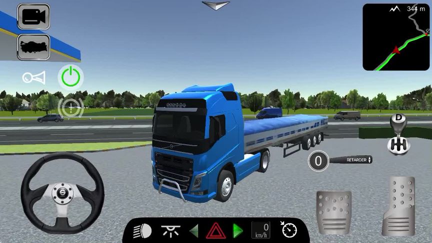 驾驶模拟:重型卡车运输最长拖车