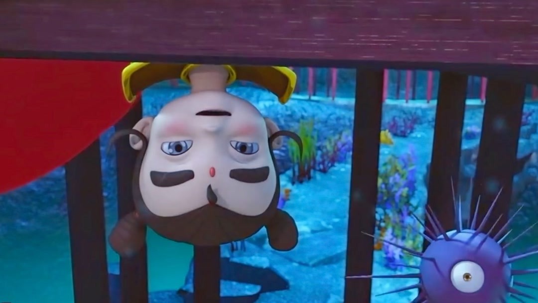 哪吒潜入海底,把蟹兵蟹将打得团团转,这下有好戏看了