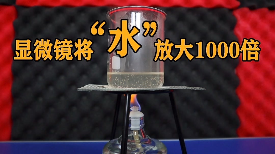 开水与冷水有什么区别?显微镜放大1000倍后,能看见微生物吗?