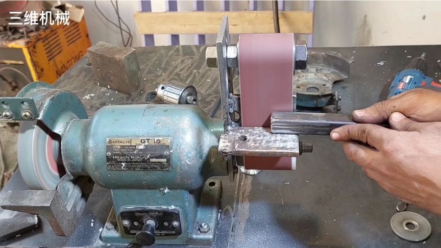 砂轮机还可以这样改造,车工很喜欢使用,一台机器10多个用途