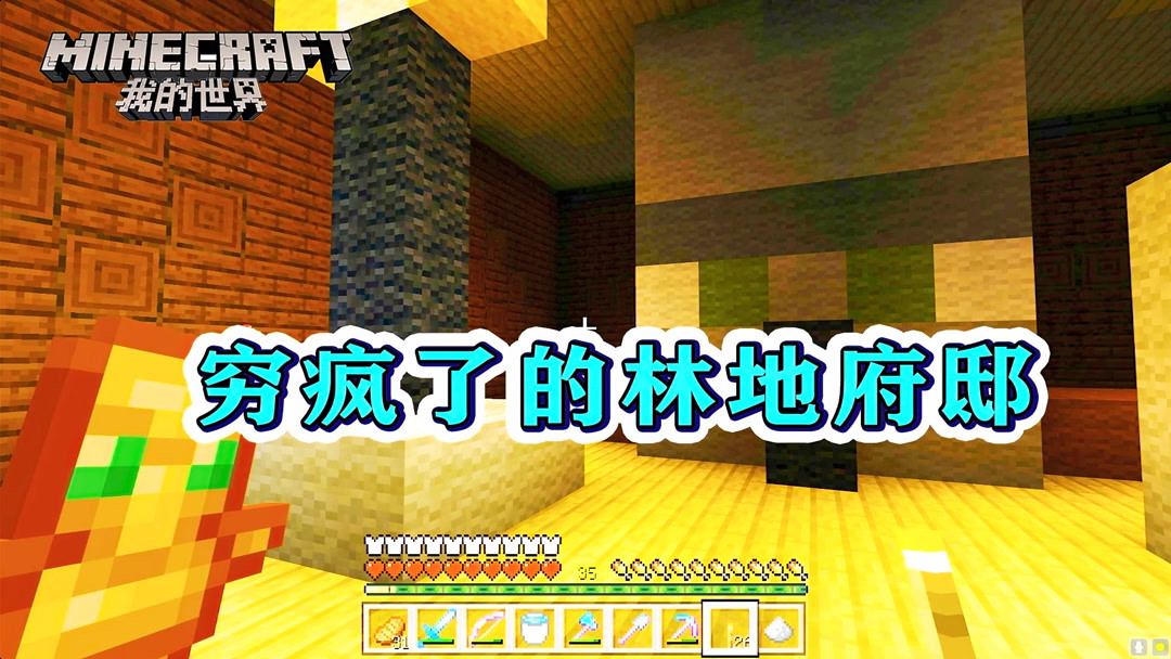 我的世界247:太穷了!搜完整个林地府邸,只有一把钻石锄头