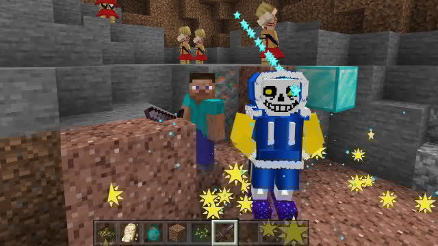 我的世界传说之下Outertale sans真帅