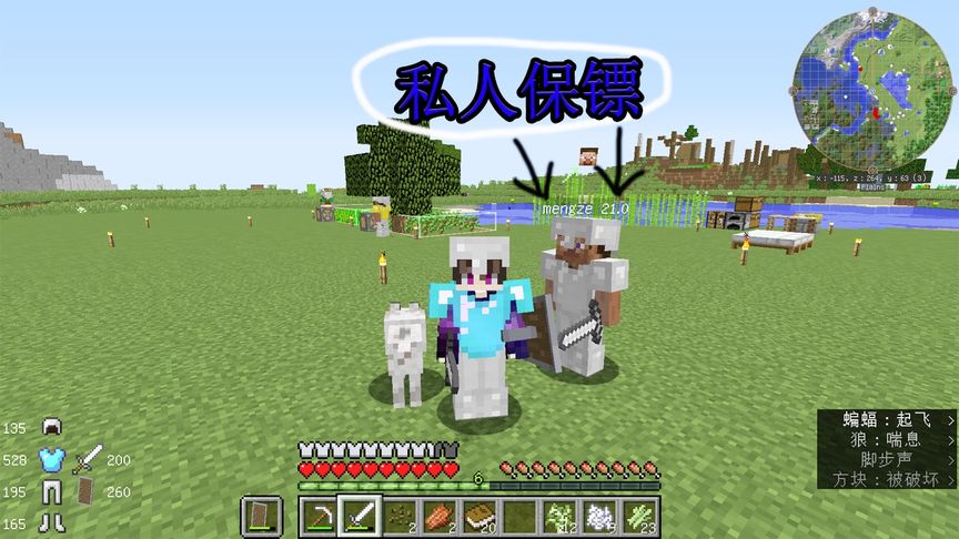 我的世界:古代战争单人生存实况Ep4,我的贴身保镖