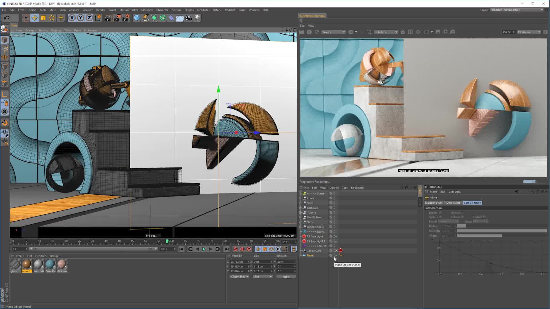 【C4D教程】Redshift渲染器全面中高级进阶C4D教程_Vol1_Part3