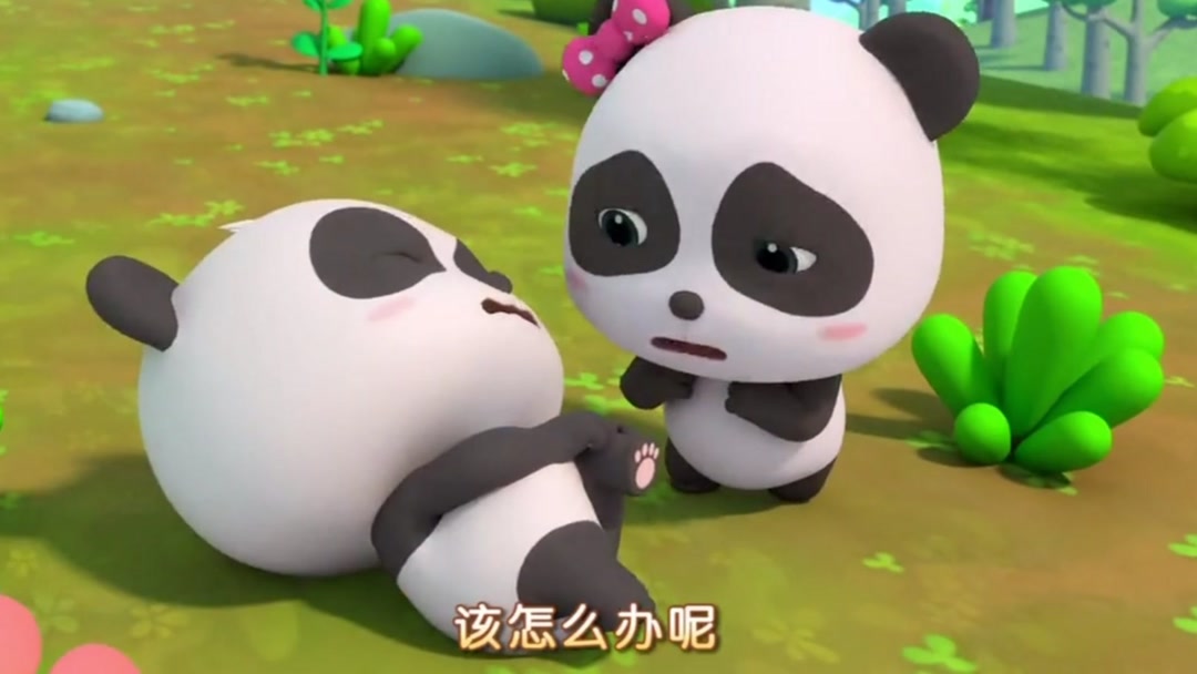 奇奇摔倒了怎么办呢? 宝宝巴士火车救援
