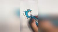 鲨鱼这样画是不是很简单