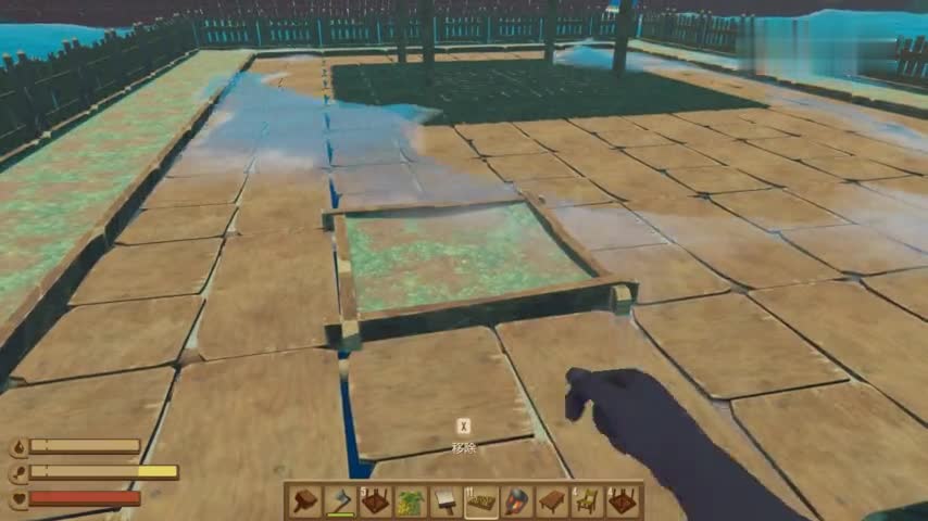 木筏求生-海上生存 125 恋墨设计的小别墅后花园,可参加设计大赛