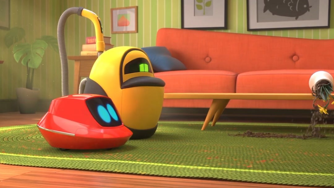 家里的吸尘器有了思想,原来,这么可怕,高分动画《扫地机器人》