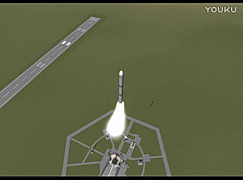 坎巴拉太空计划模拟长征11号冷发射