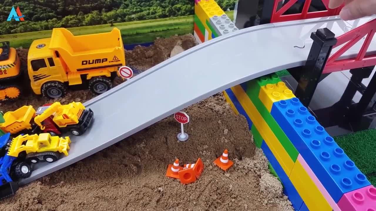 工程车救援队,工程车建大桥