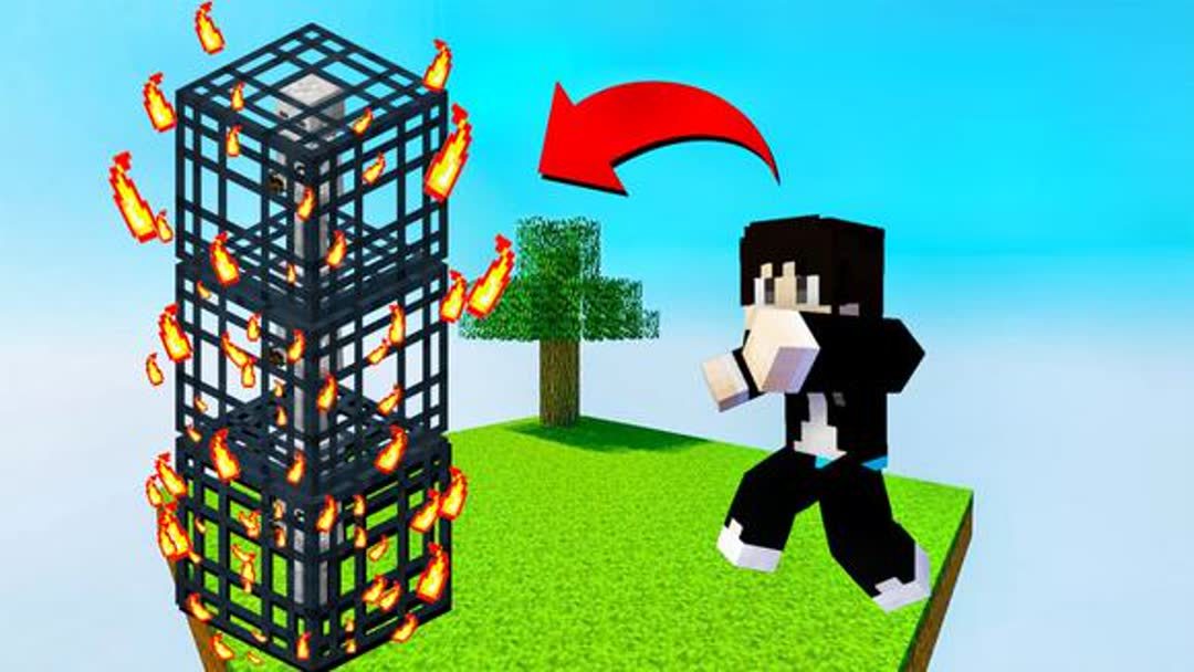 【木鱼】我的世界:木鱼搭建高效率刷怪房,意外获得生存必需品!