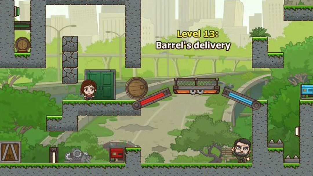 【怪物萌萌121】最后的逃生者 有技巧的推箱子13关 游戏