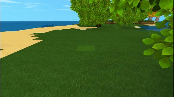 小姐姐第一次玩迷你世界,收集木块却被困在洞里了,该怎么出来