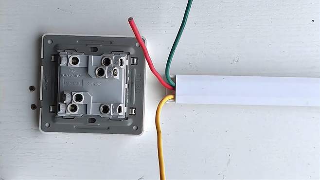 双开单控灯的接线方法,简单易学