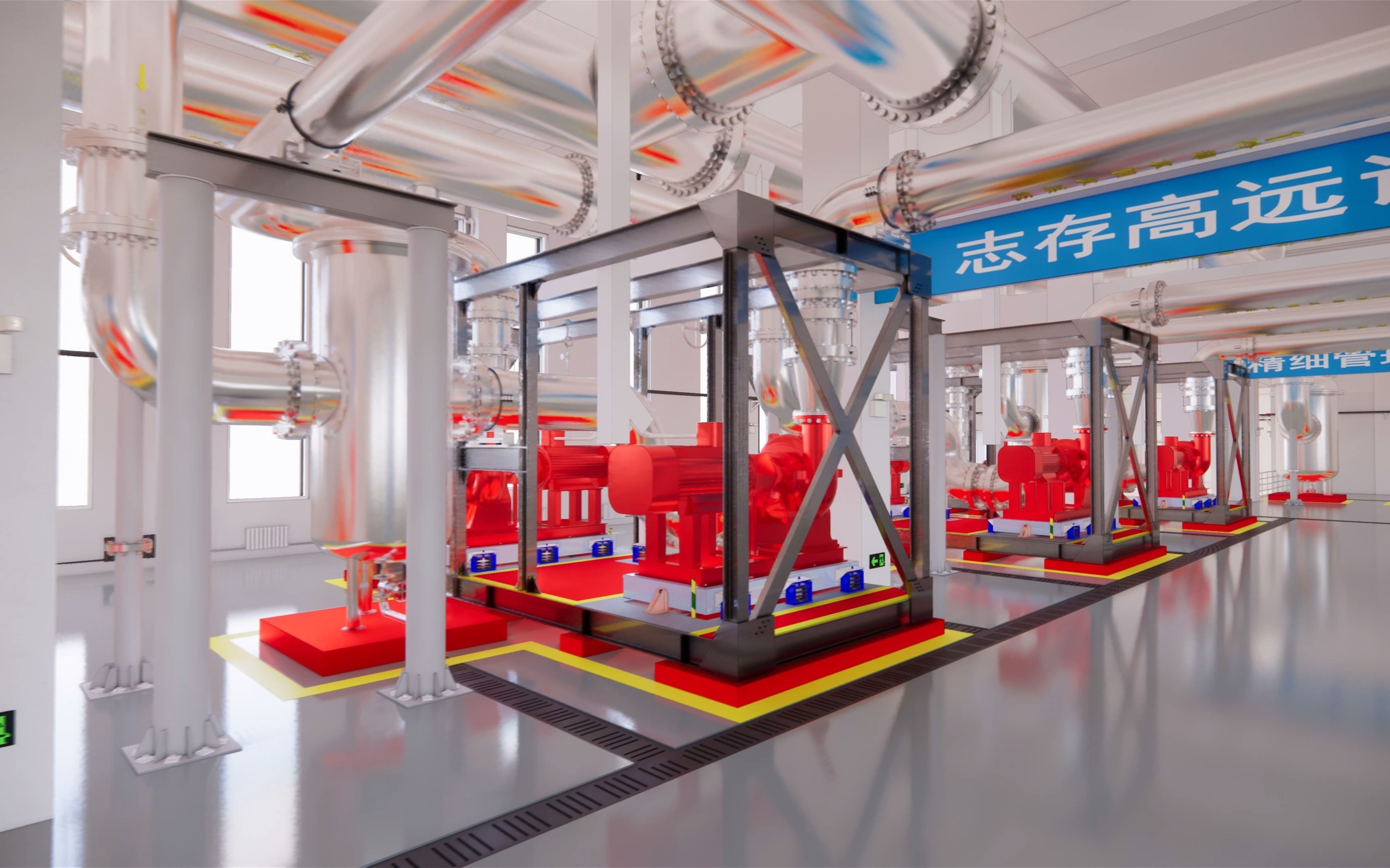 【BIM】【ENSCAPE】装配式机房漫游