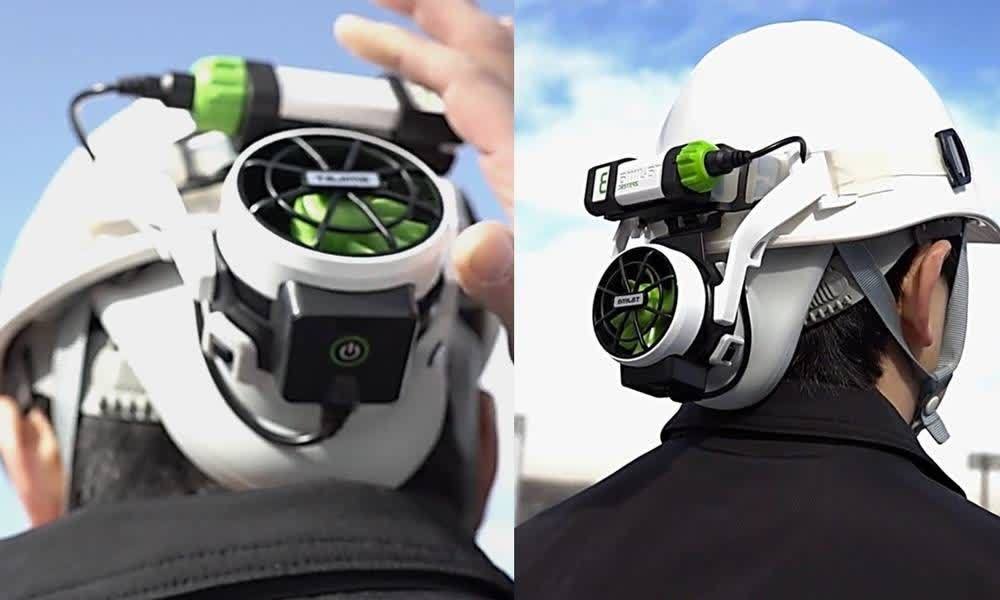 科学家发明带空调的安全帽,夏天干活不怕热,工人感叹帮了大忙