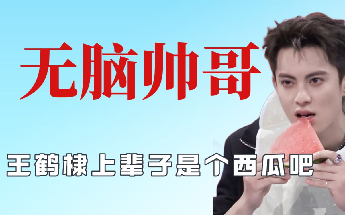 王鹤棣全是笑料,王鹤棣上辈子是个西瓜吧