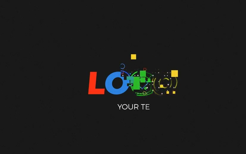 AE模板-几何碎片组合形状特效消散特效的动态LOGO片头模板标识...