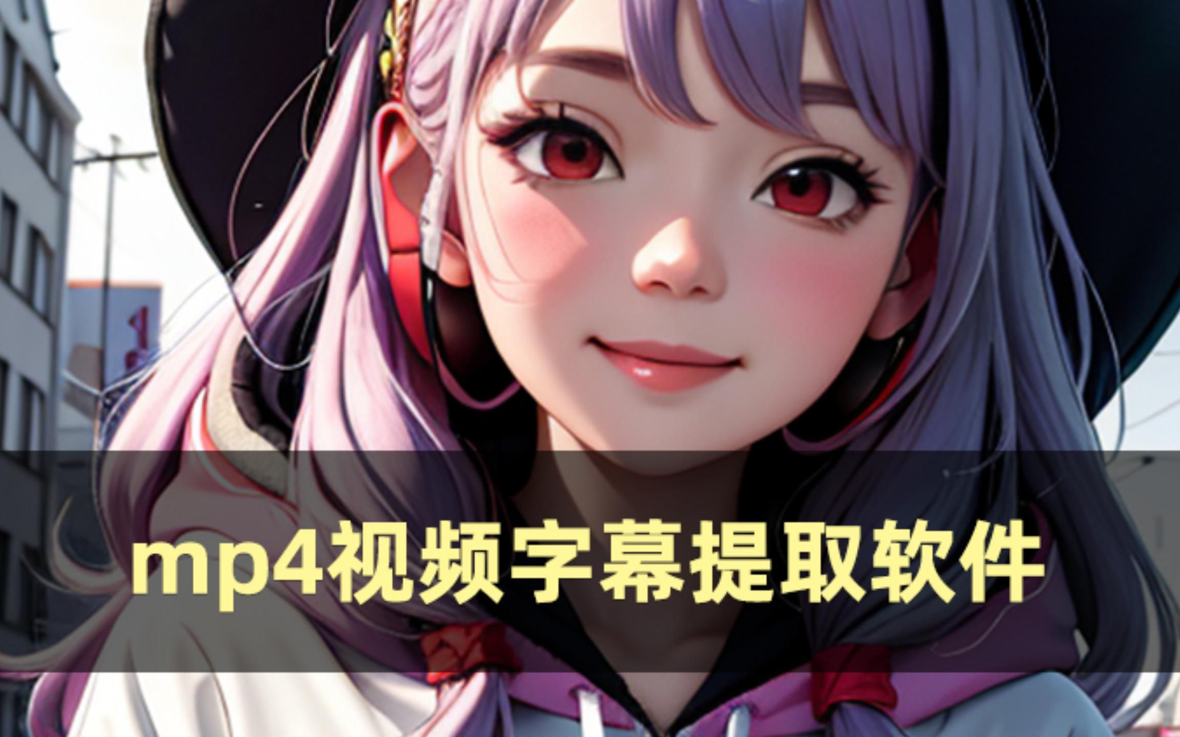 这个mp4视频字幕提取软件只需要三秒就可以转换