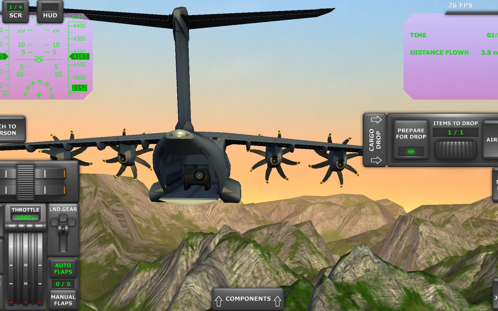 试玩-涡轮螺旋桨飞行模拟器