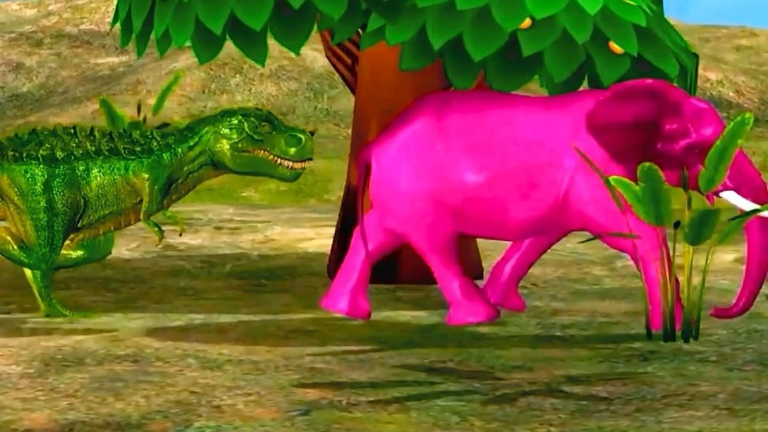 动物动漫 亲子早教认知各种野生动物老虎恐龙大象 趣味动画