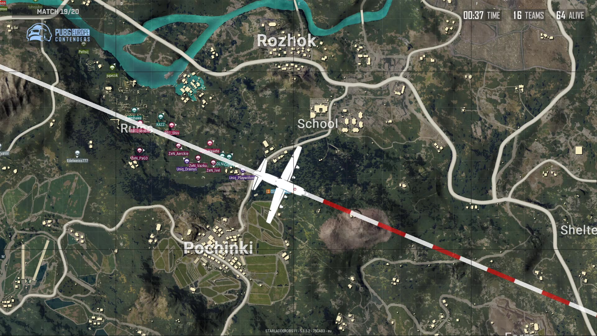 【绝地求生】PEL次级联赛决赛day5 Unity和REC同分,最终Unity以击杀...