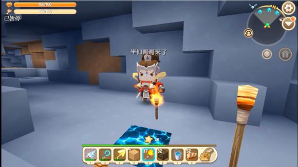 迷你世界:挖矿半仙就走猫步,一条直线走到底,竟然找到不少钻石