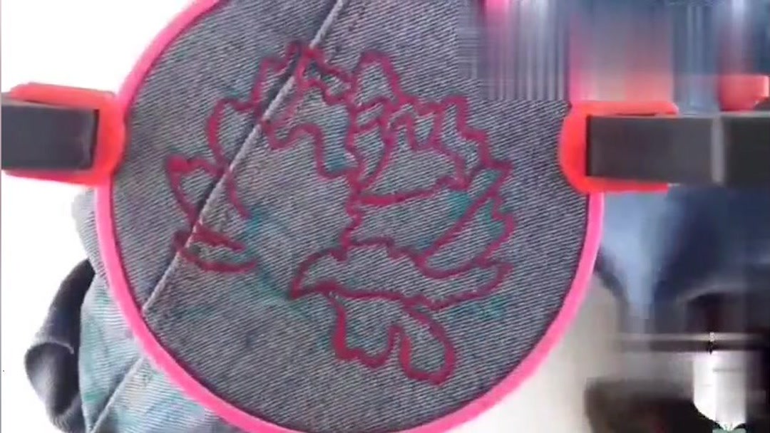 教你如何在衣服上做刺绣图案,方法简单,成品美丽