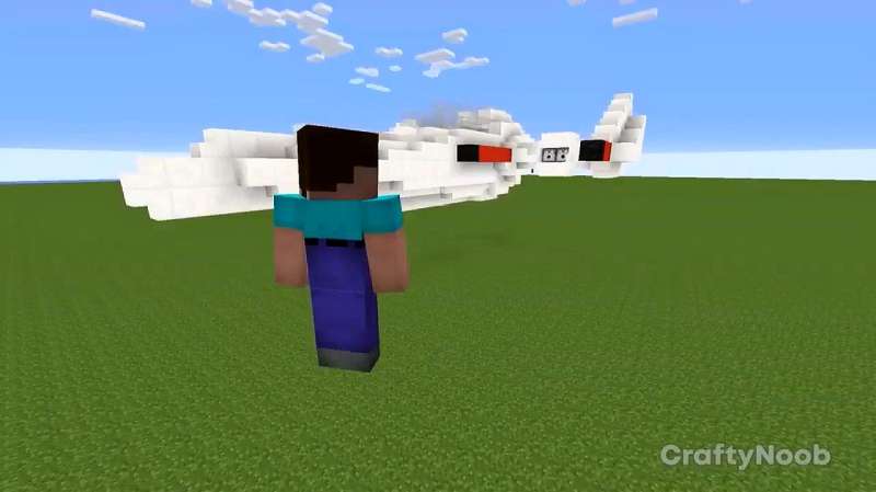 我的世界游戏动画:MC世界中的宇宙飞船之战