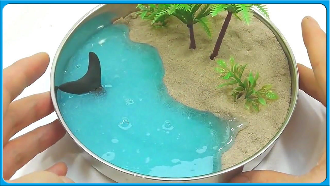 海滩与沙滩鲸鱼手工制作幼儿早教手工玩具小猪佩奇妖精的尾巴