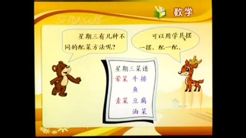 3.3.搭配中的学问-名师辅导 北师大版三年级数学上册