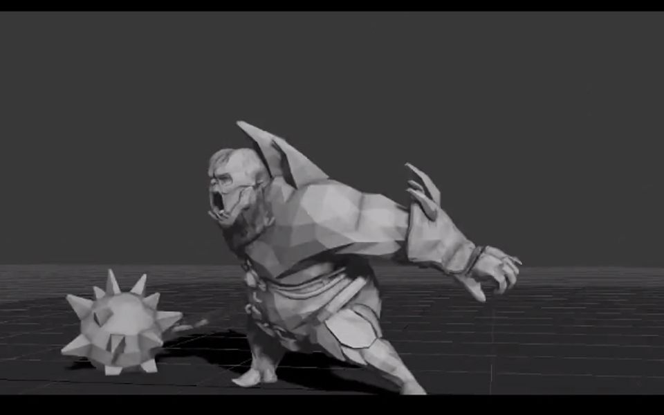 [3D白模动画] 战斗吧!燃烧吧!做做模型也就那么久吧。