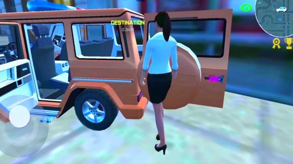 孩子们爱玩的城市越野汽车驾驶模拟器游戏